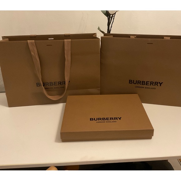 Burberry | Accessories | Burberry Paper Bags And Box | Poshmark